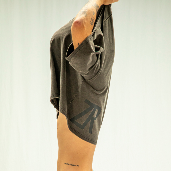 Heavyweight Cropped Tee – Zero Regrets